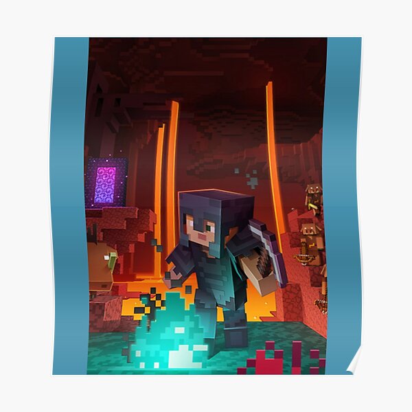 "Minecraft neither items" Poster for Sale by boscioguidena | Redbubble