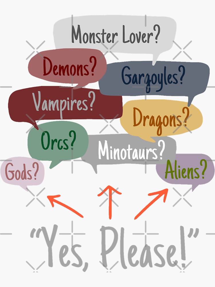 "Monster Love" Sticker for Sale by mrsamuelson | Redbubble