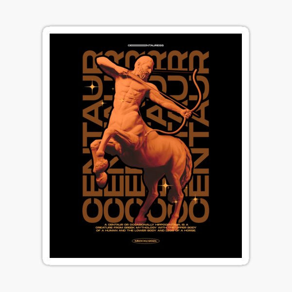 "CENTAUR " Sticker for Sale by Mar-Max | Redbubble