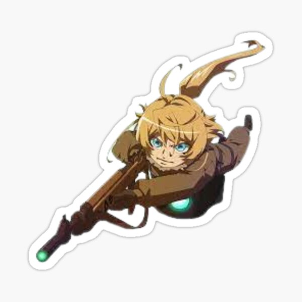 " youjo senki Tanya - Tanya von Degurechaff" Sticker for Sale by ...