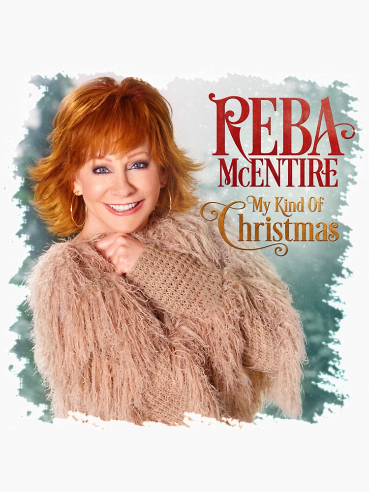 "Reba My Kind of Christmas Vintage " Sticker for Sale by RainAndTees2 ...