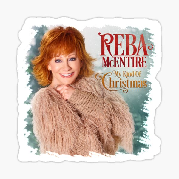 "Reba My Kind of Christmas Vintage " Sticker for Sale by RainAndTees2 ...