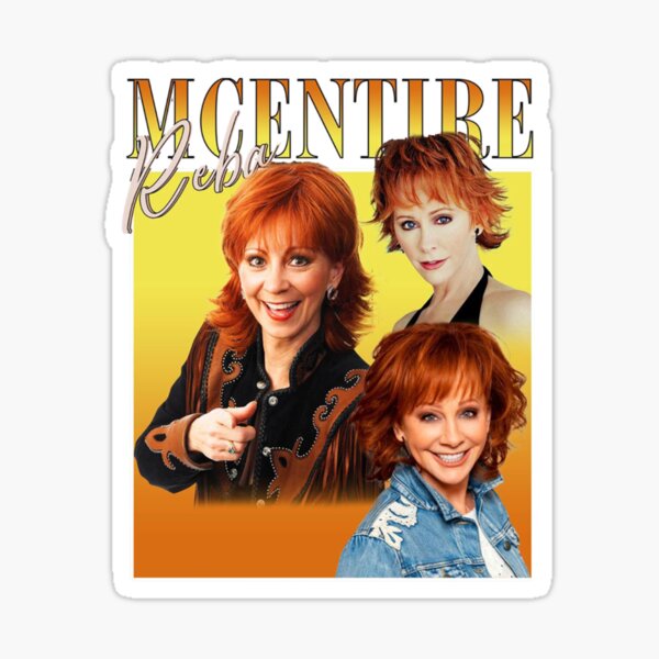 "Reba Vintage" Sticker for Sale by RainAndTees2 | Redbubble