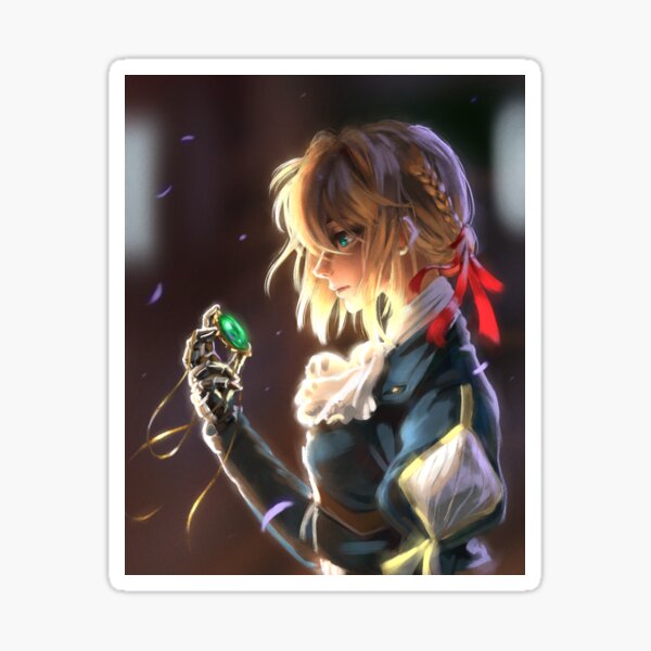 "Violet Evergarden" Sticker for Sale by IsabelcanDraw | Redbubble
