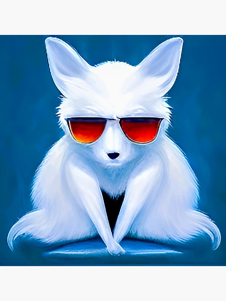 "Secret agent Fox" Sticker for Sale by BrankoTrpevski | Redbubble