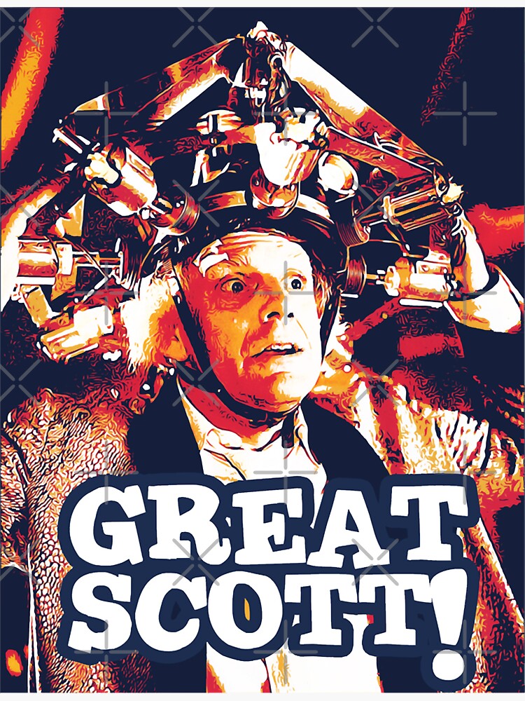 "Further Into The Cultural Elite Great Scott Vintage" Sticker for Sale ...