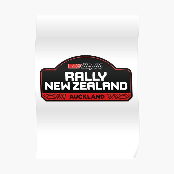 "WRC Rally New Zealand 2022" Poster for Sale by Heiale | Redbubble