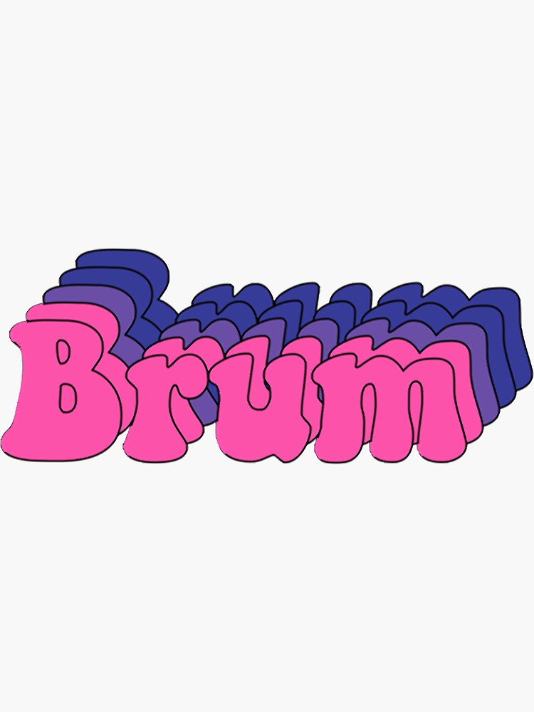 "Birmingham Brum LGBT flag Bisexual pride bi Rainbow Colour" Sticker ...