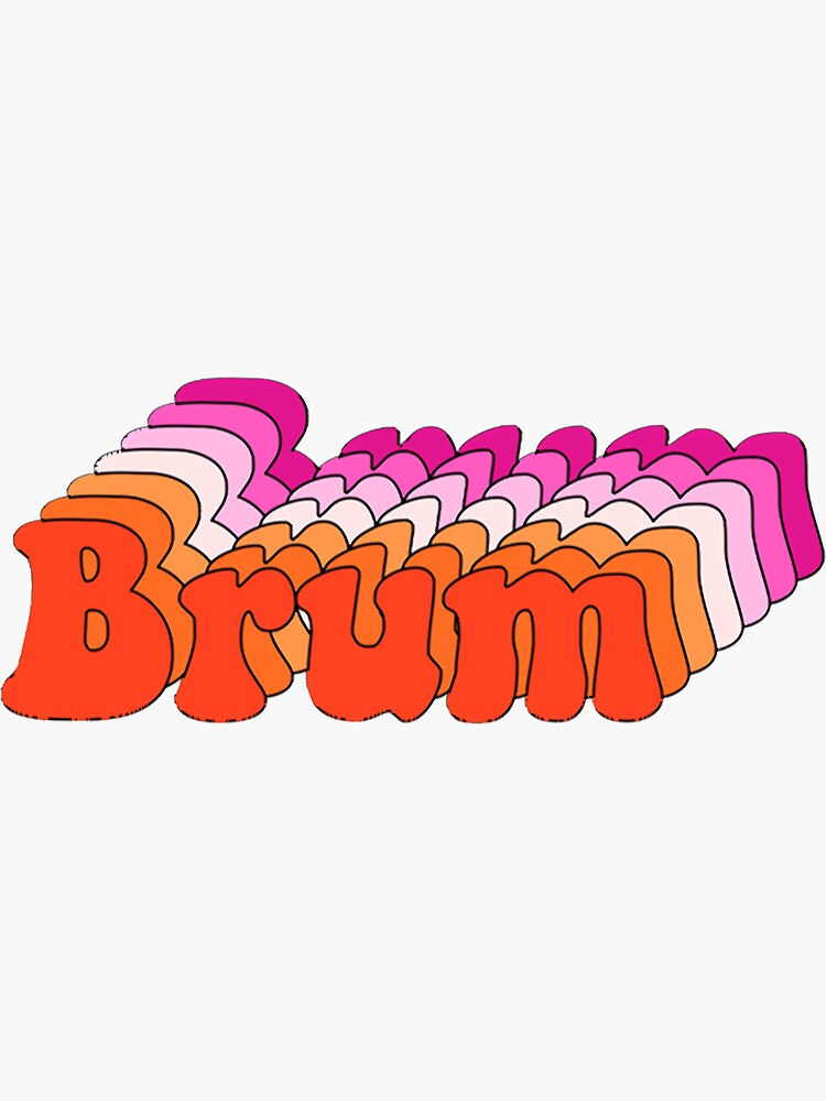 "Birmingham Brum LGBT flag Lesbian pride Rainbow Colour" Sticker for ...