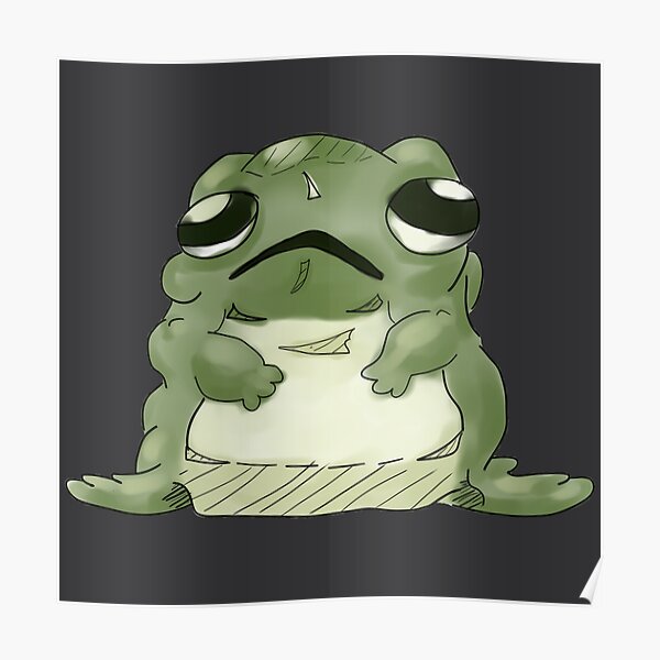 "Copy of Frog Goblin - Dark background" Poster for Sale by jywarby ...