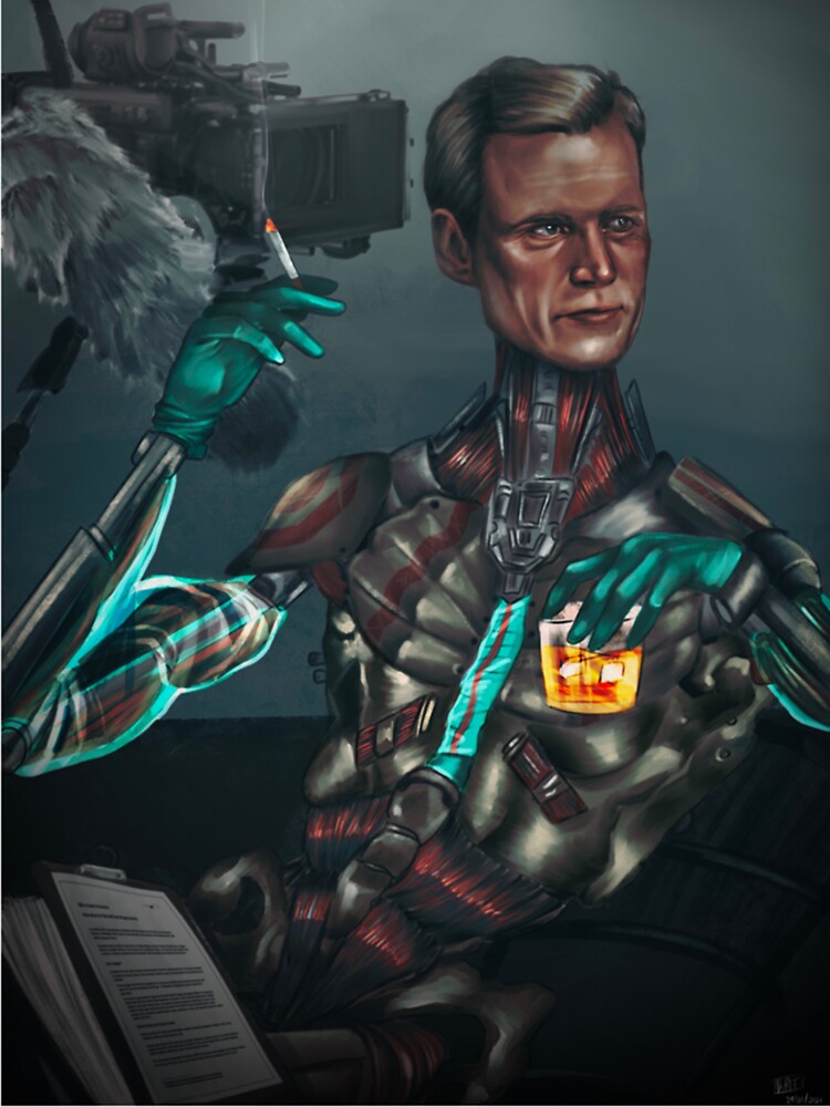 "Chris Hansen Cyborg" Sticker for Sale by BradleySondar | Redbubble