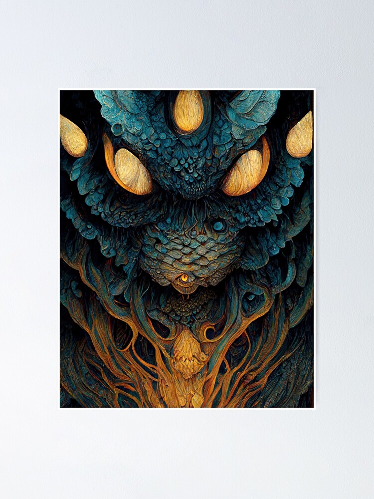 "Greek mythology : Typhon 1" Poster for Sale by CEVmemories | Redbubble