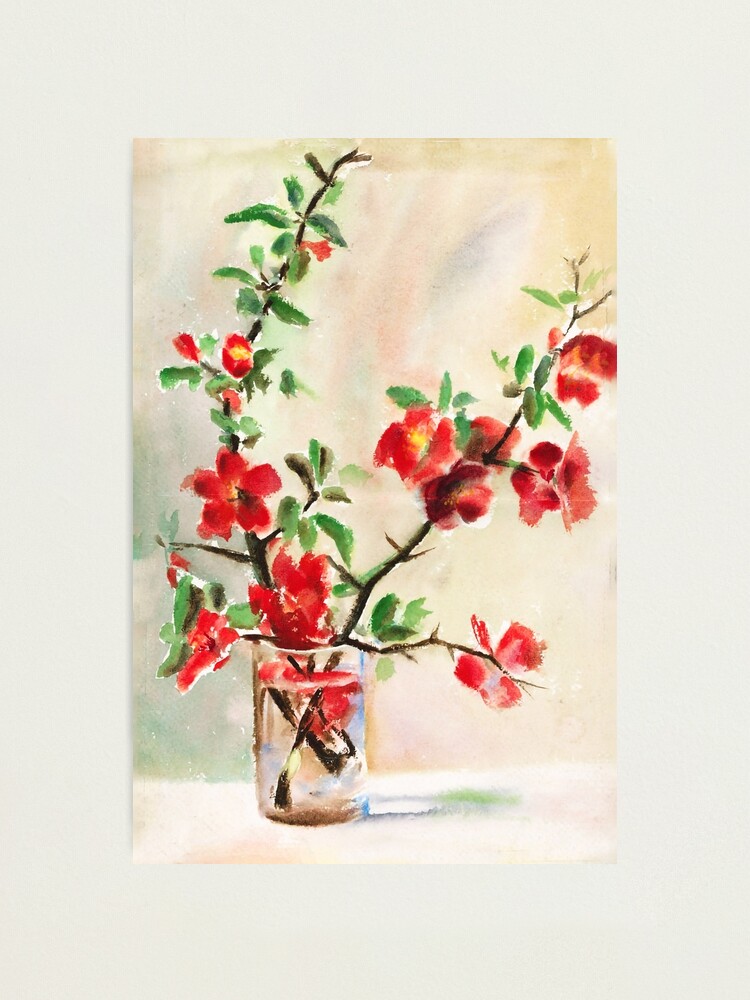 "Georgia O'Keeffe Untitled Vase of Flowers 1903-1905-cherry flower ...