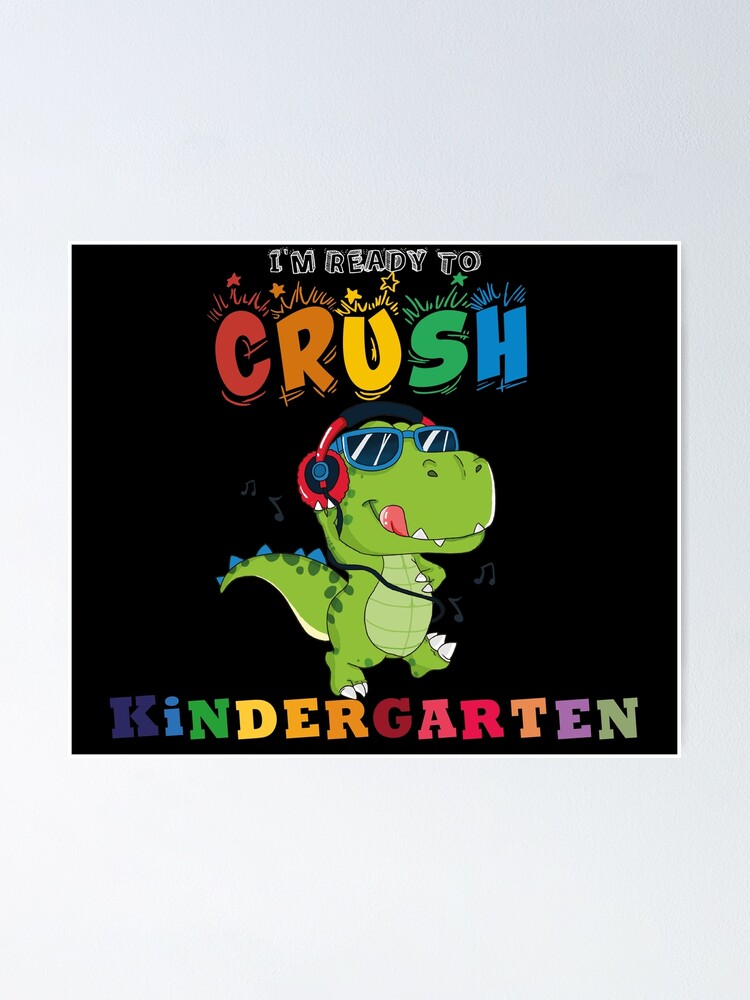 "Copie of Roaring Kindergarten Dinosaur T Rex Back to School Boys Gift ...