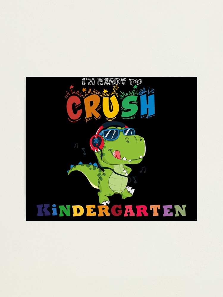 "Copie of Roaring Kindergarten Dinosaur T Rex Back to School Boys Gift ...