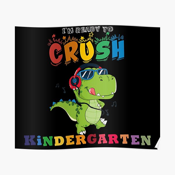 "Copie of Roaring Kindergarten Dinosaur T Rex Back to School Boys Gift ...