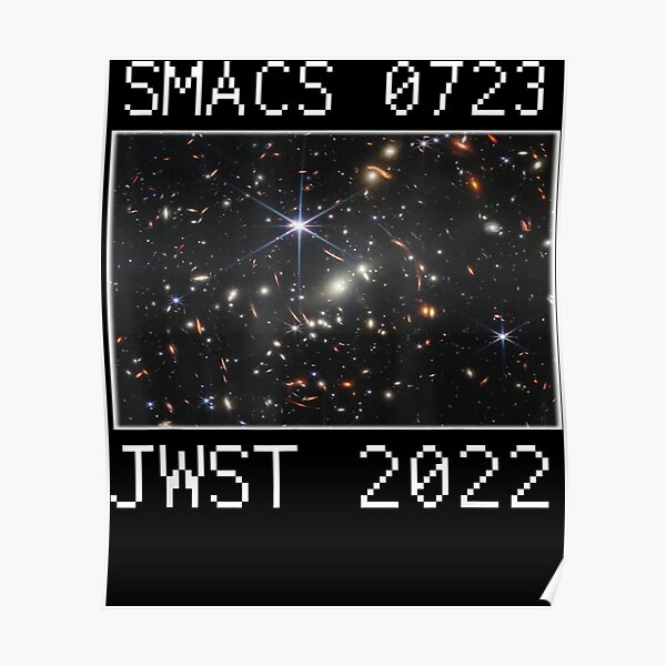 "James Webb Space Telescope 2022 Jwst Galaxy Space Astronomy " Poster ...