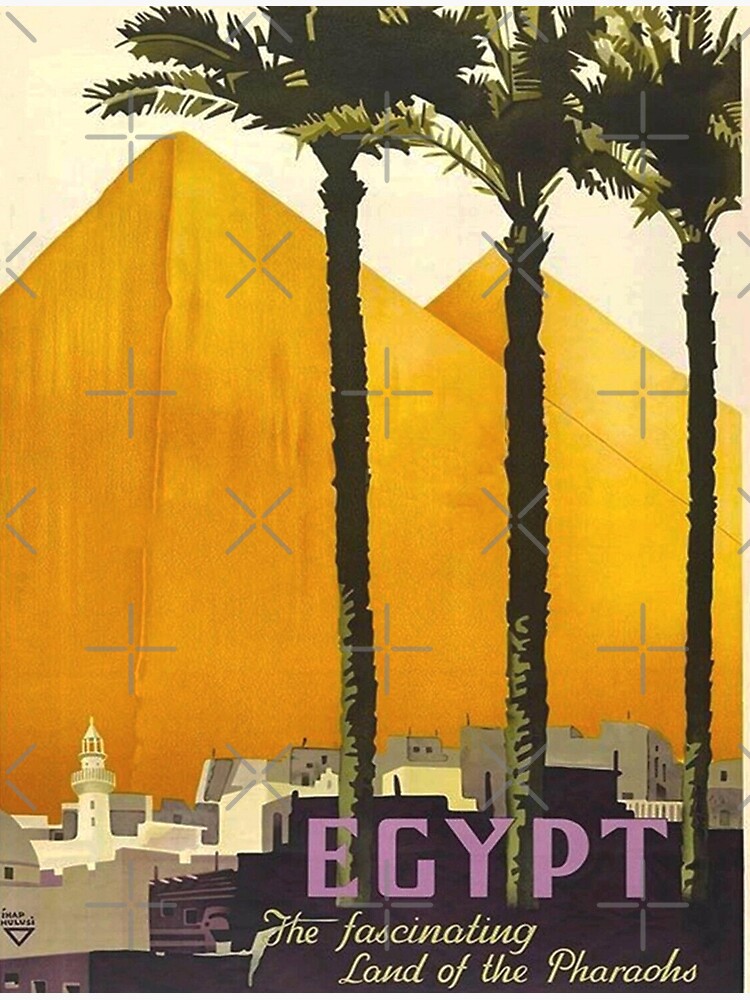 "Egypt Vintage Travel Poster | Egypt Tourism Poster | Ancient Egypt ...