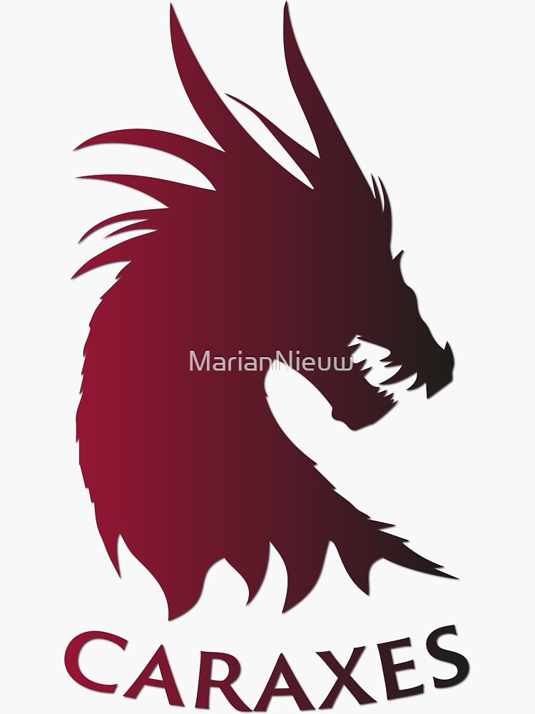 "Caraxes | House of Dragons | Targaryen" Sticker for Sale by ...