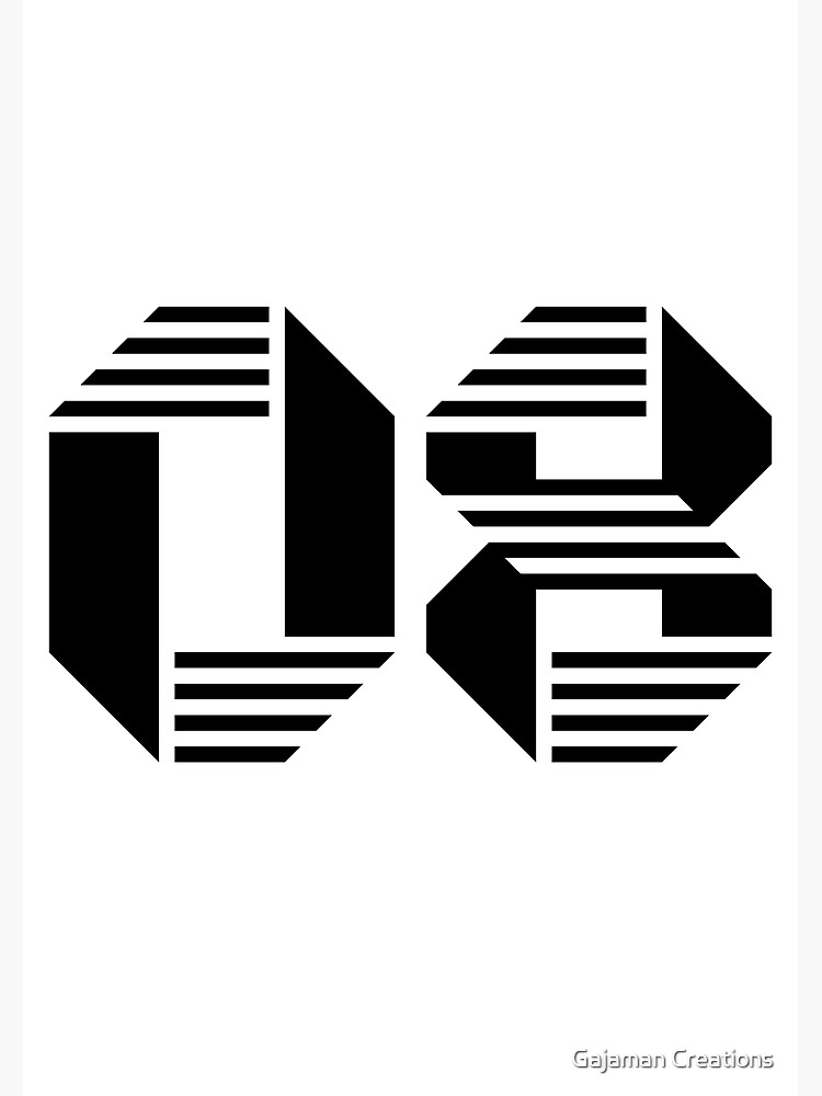 "Number 08" Poster for Sale by NipunHiranya | Redbubble