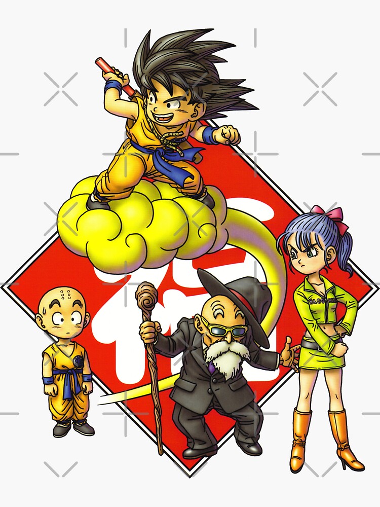 "The Dragon Ball Crew" Sticker for Sale by Pyramid-Designs | Redbubble