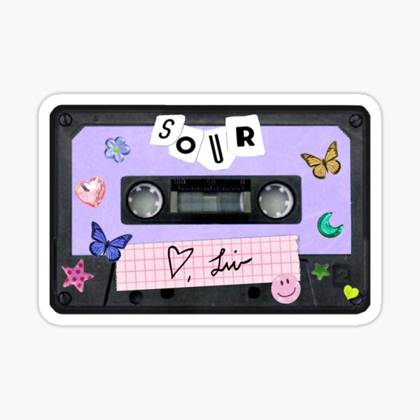 "Sour" Sticker for Sale by alessandrakan | Redbubble