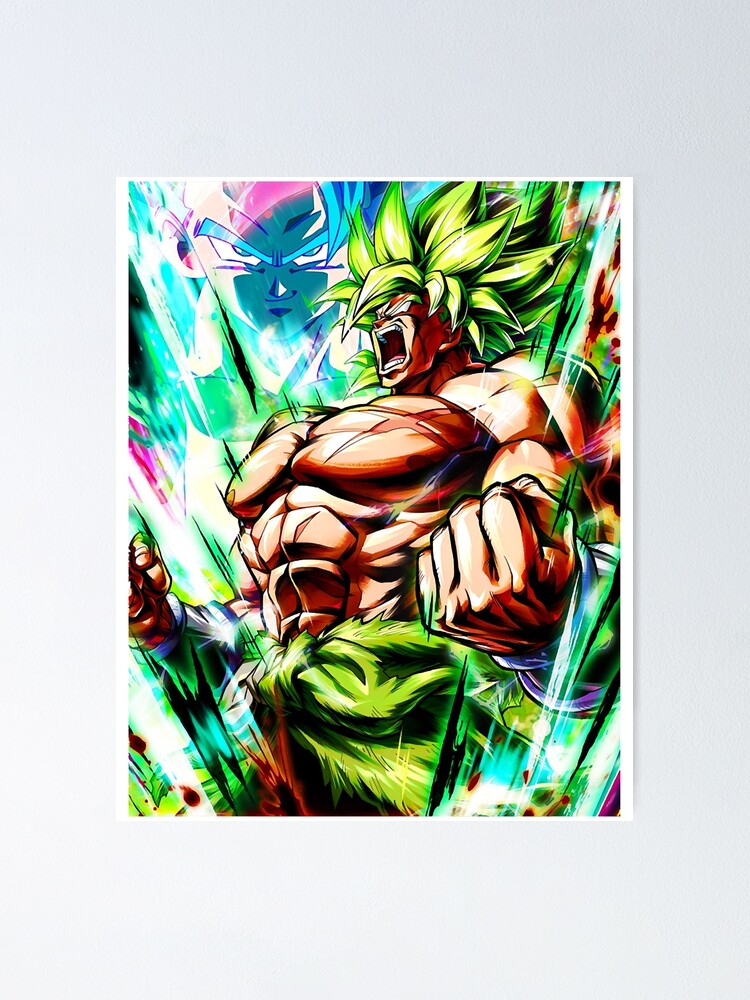 "Broly" Poster for Sale by chelseykrd5 | Redbubble