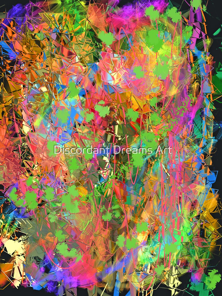 "Autumnal Abstract 5 (abstract expressionist nature landscape painting ...