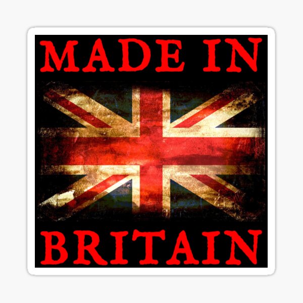 "Made In Britain" Sticker for Sale by swaise | Redbubble
