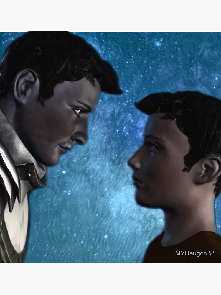 "Father and Son (Hugh and young Oliver)" Sticker for Sale by MYHauger22 ...