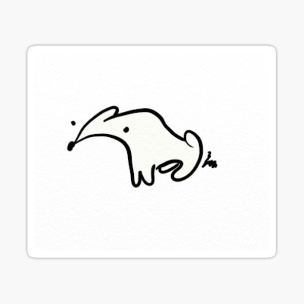 "Pooping" Sticker for Sale by MinimalMonsters | Redbubble