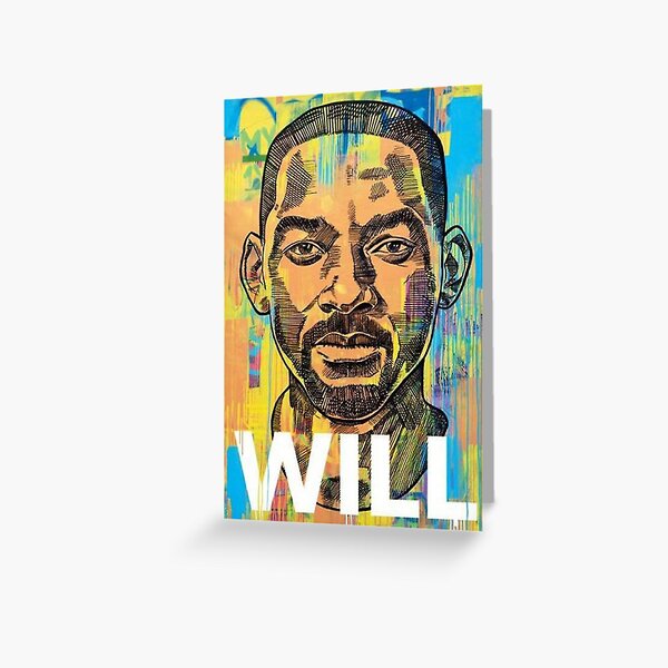 "Will smith fan art" Greeting Card for Sale by maynardbrr | Redbubble