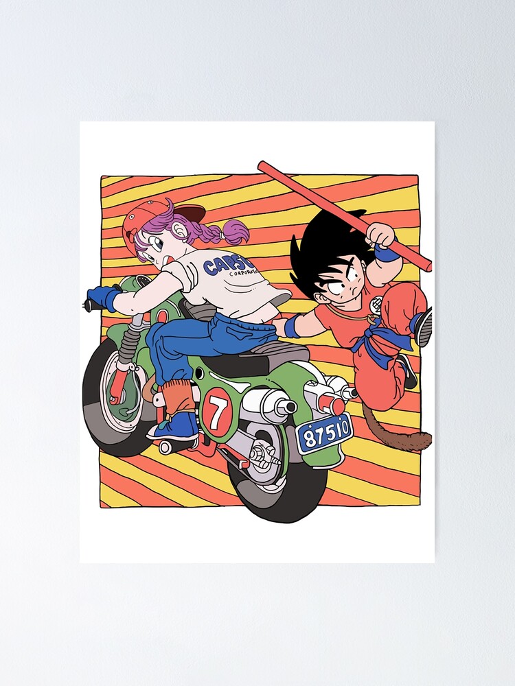 "Goku and Bulma - Dragon Ball" Poster for Sale by prestonui67 | Redbubble
