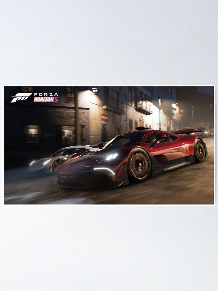 "FORZA HORIZON 5 NIGHT RUN" Poster for Sale by Playzone | Redbubble