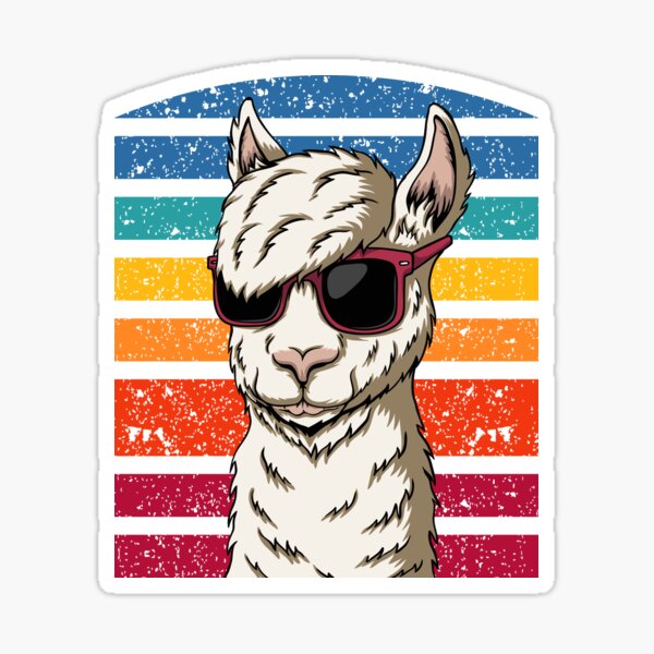 "Lamma, Funny Lamma" Sticker for Sale by AdelZaki | Redbubble