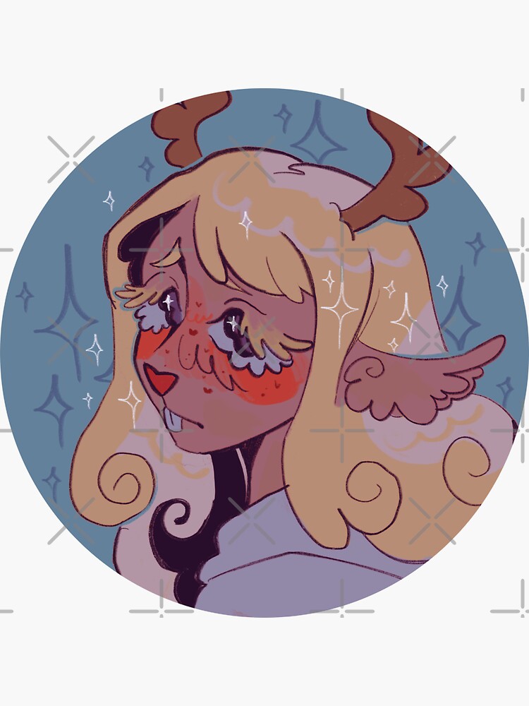 "Noelle Holiday" Sticker for Sale by Birdbl00d | Redbubble