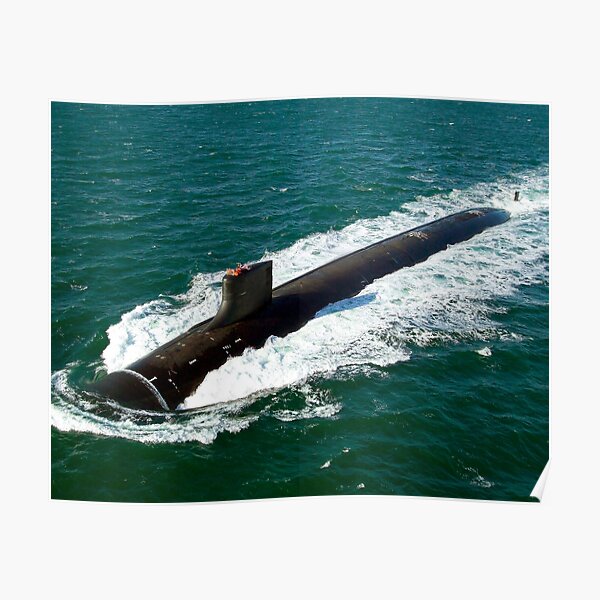USS INDIANA SSN-789 Virginia Class Nuclear Powered Submarine Military ...