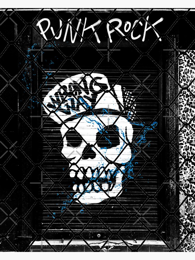 "Punk rock" Sticker for Sale by tommy-m | Redbubble