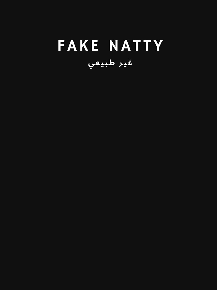 "Fake Natty Arabic Gym T Shirt." T-shirt for Sale by Spoderlee06 ...