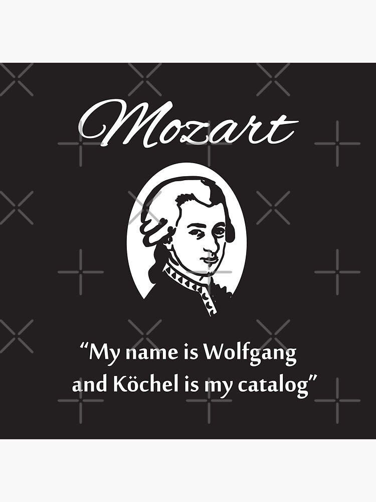 "Wolfgang Amadeus Mozart" Sticker for Sale by Lines-n-Shapes | Redbubble