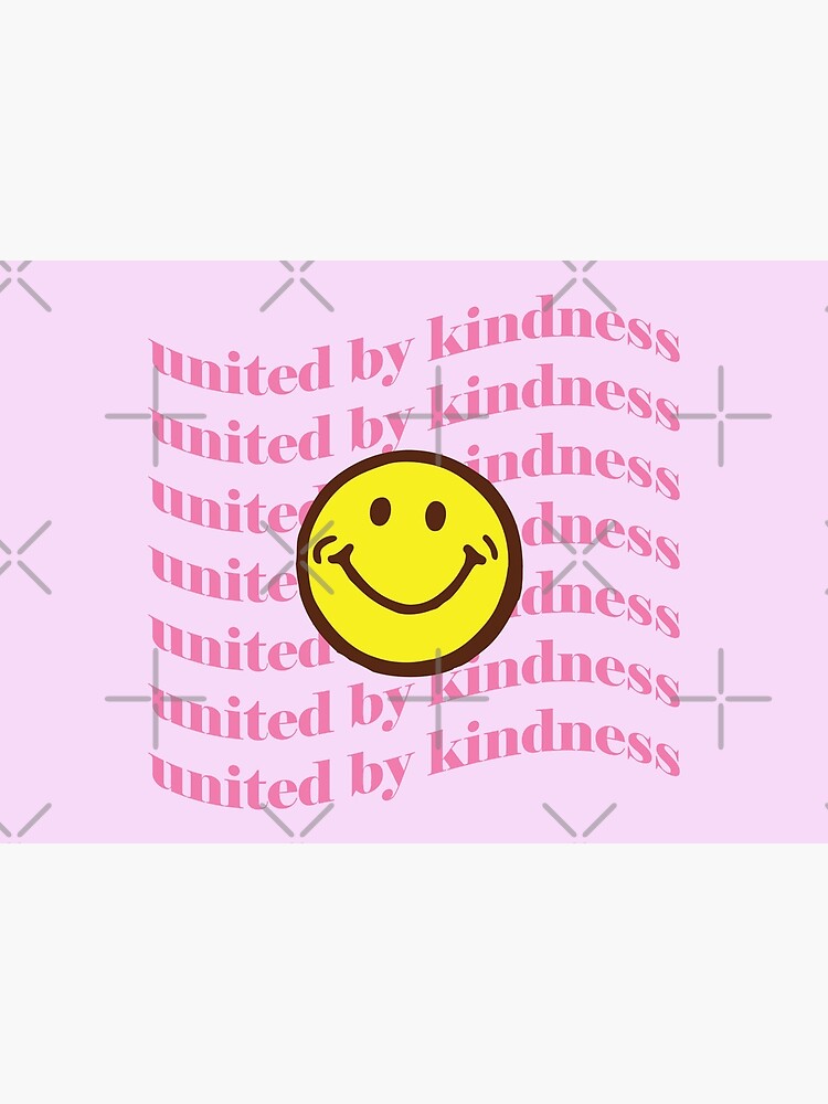 "United by Kindness Smiley Face " Poster for Sale by bolimj | Redbubble