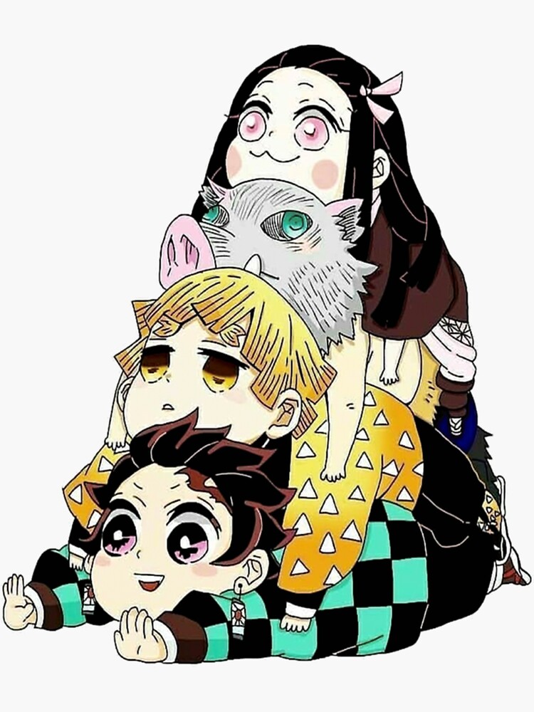 "BEST TO BUY Demon Slayer Anime Nezuko Inosuke Zenitsu Tanjiro Chibi ...
