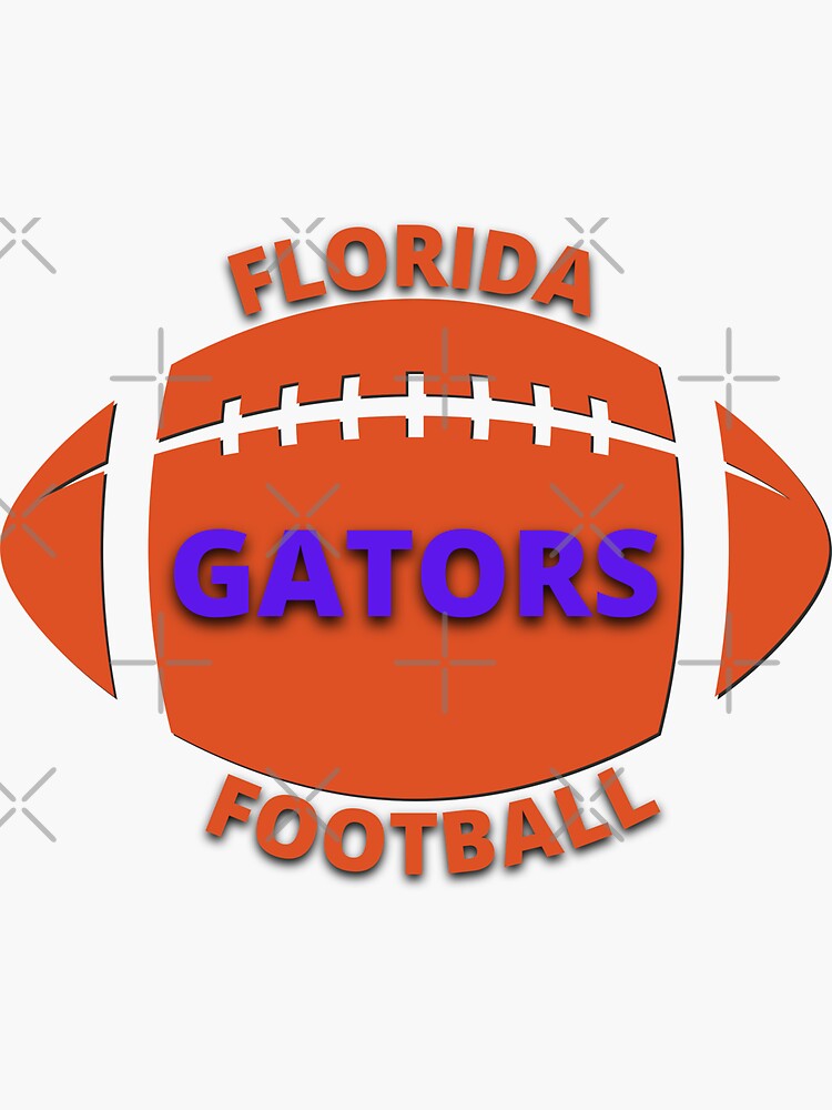 "Florida Gator Football 3D letters" Sticker for Sale by mmag61 | Redbubble