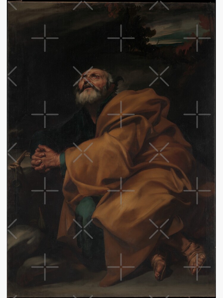 "The Tears of Saint Peter" Sticker for Sale by Goofy-Dragon | Redbubble