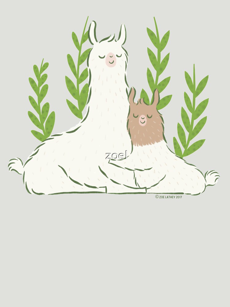 "Little Llama Hug" T-shirt for Sale by zoel | Redbubble | llama t ...