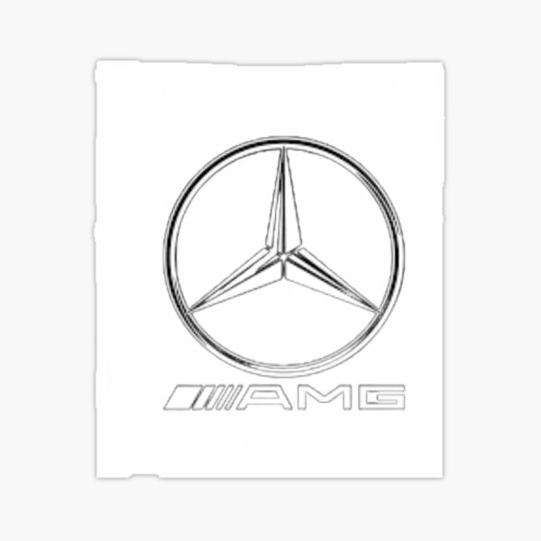 " amg" Sticker for Sale by THEGOLDENST0RE | Redbubble