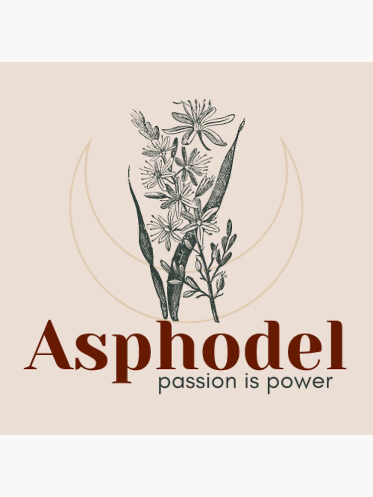"Asphodel Logo" Sticker for Sale by TheBookRealm | Redbubble