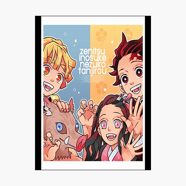 Lámina fotográfica «MEJOR PARA COMPRAR Anime japonés Demon Slayer ...