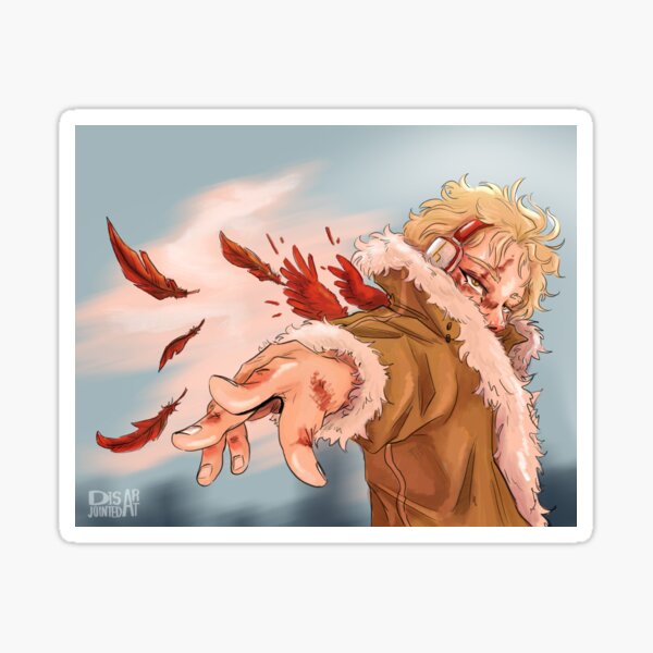 "Hawks My Hero Academia " Sticker for Sale by DisjointedArt | Redbubble