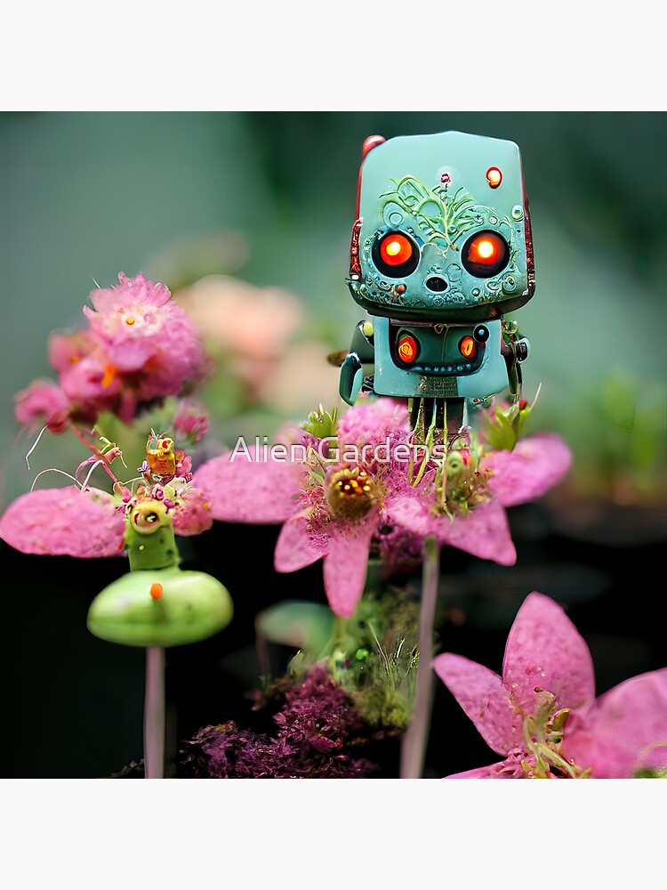 "Alien Gardens - Robot Gardener #4" Poster for Sale by edisondl | Redbubble
